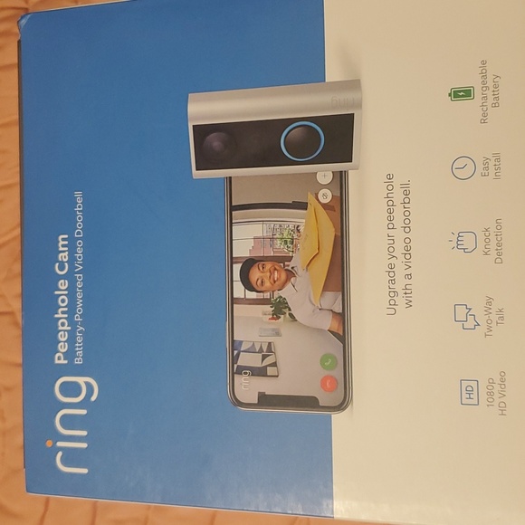 Ring | Cameras, Photo & Video | Ring Peephole Camera Video Doorbell ...